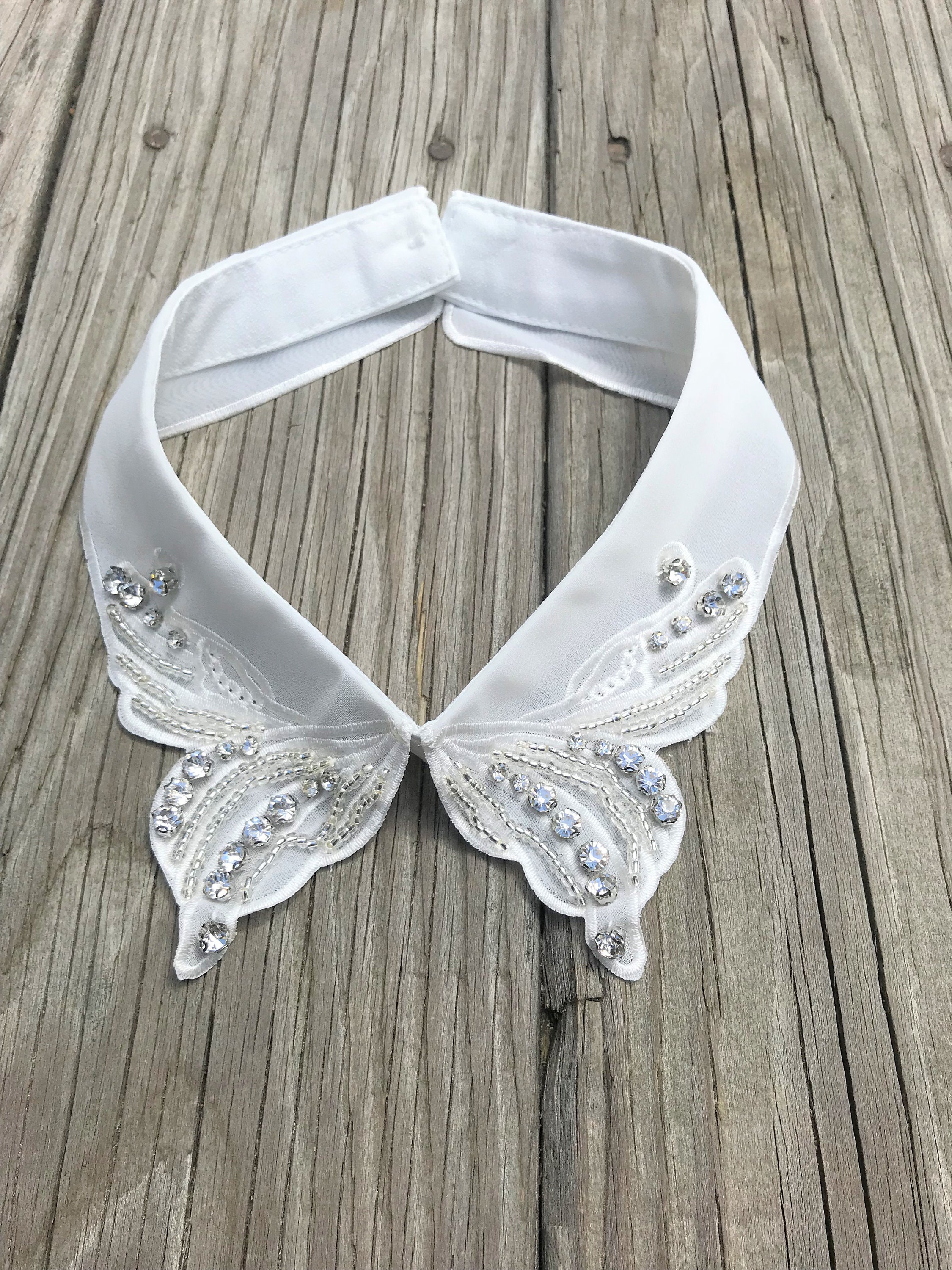 Vintage Collar, False Collar, Detachable Shirt Collar, White Color ...