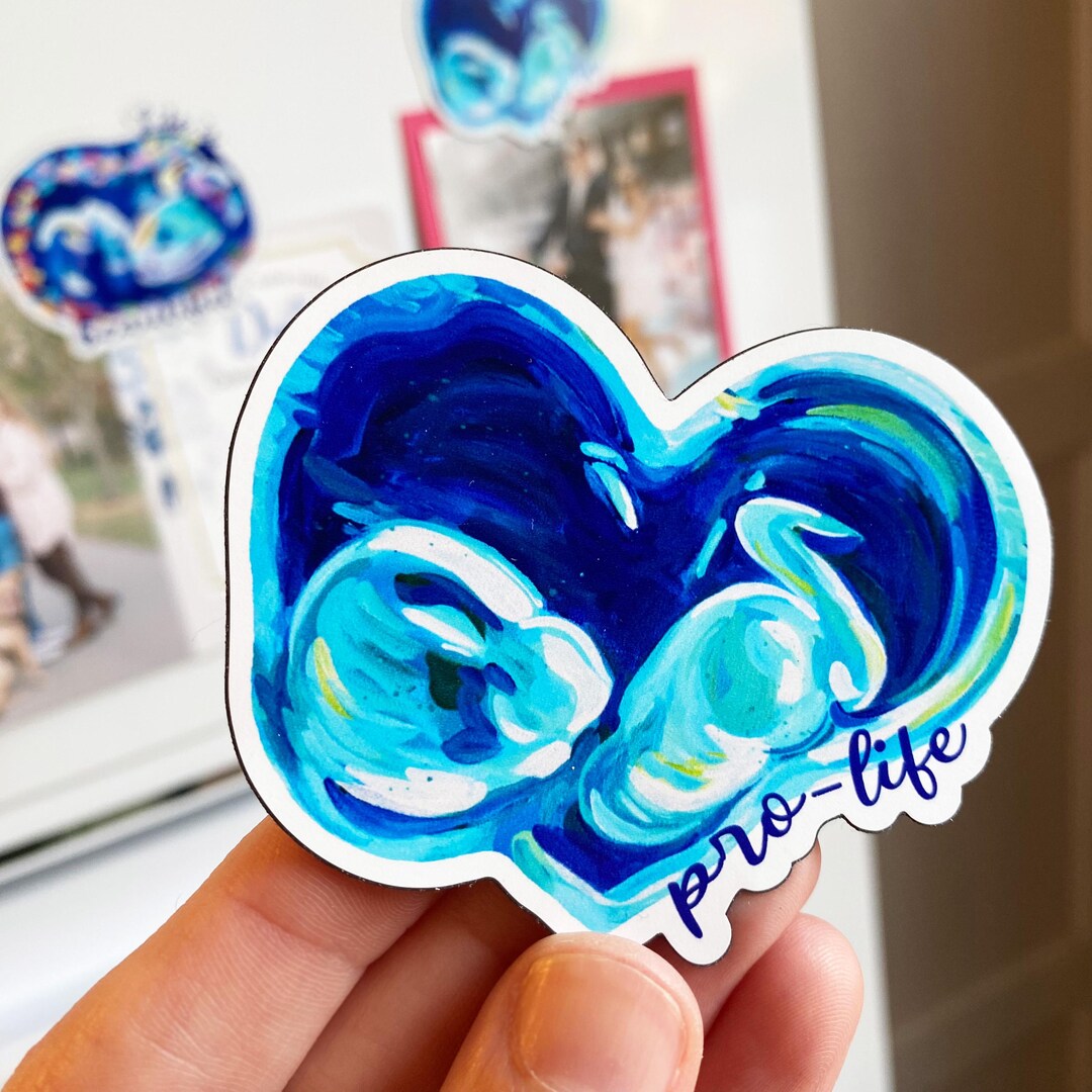 Pro-life Sonogram Magnet, Baby Ultrasound Fridge Magnet, Choose Life ...