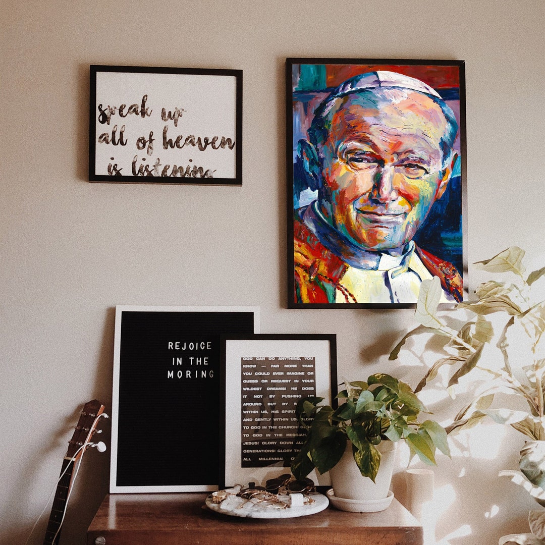 Saint Pope John Paul II Art Print - Etsy