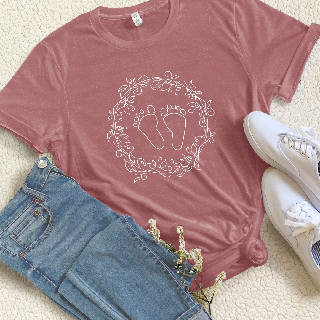 Pro-life Baby Feet T-shirt - Etsy