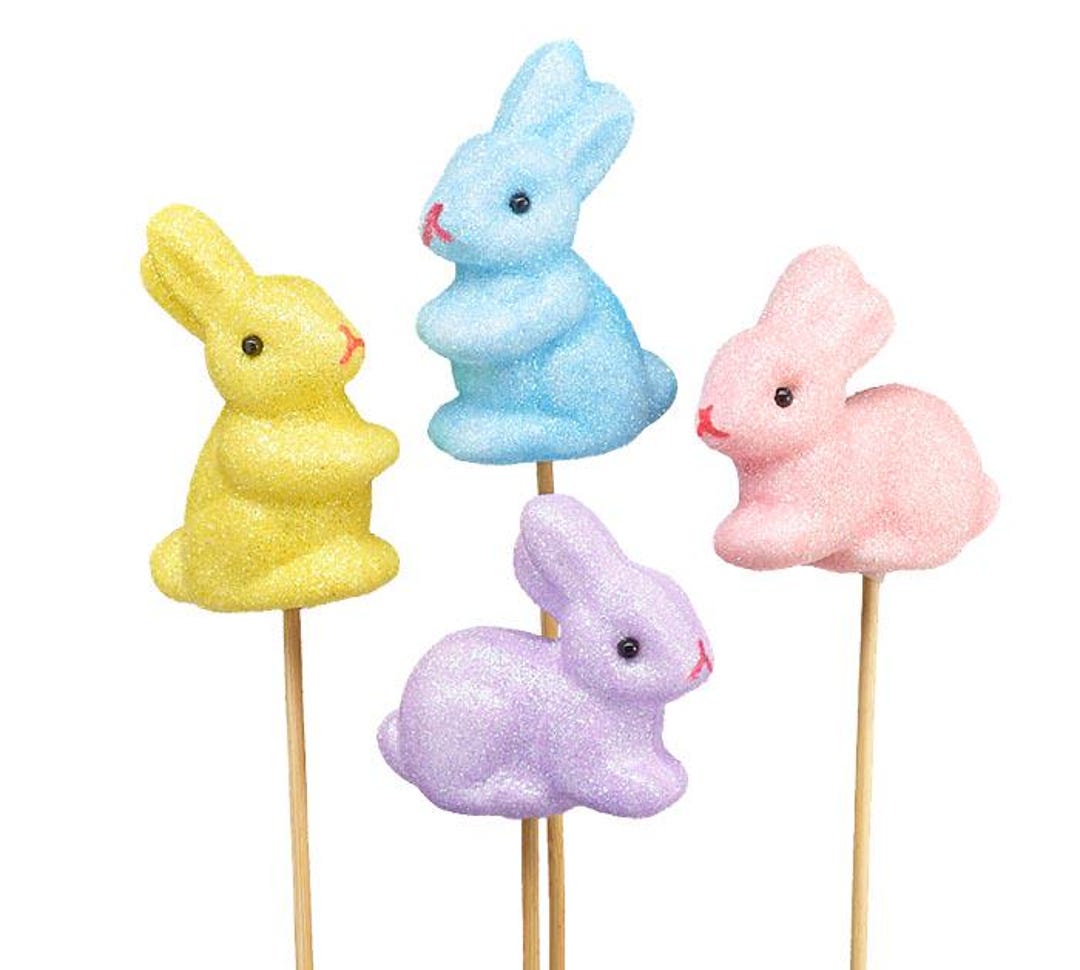 Easter Bunny Pick Marshmallow Bunnies for Easter Home Decor Easter ...