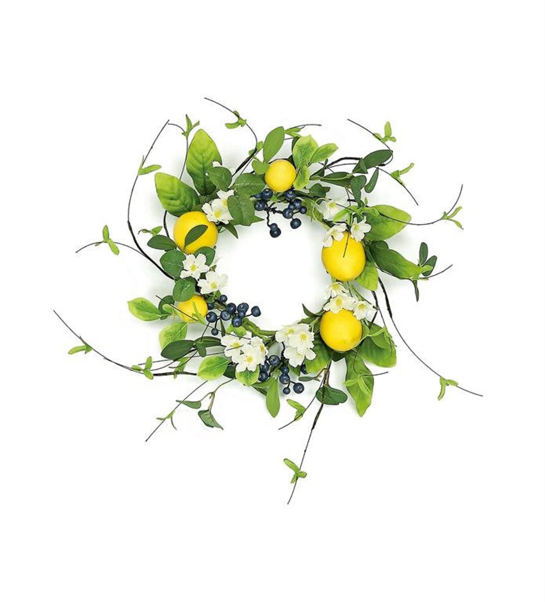 Lemon Wreath, Lemon Mini Wreath, Farmhouse Wreath, Everyday Small ...