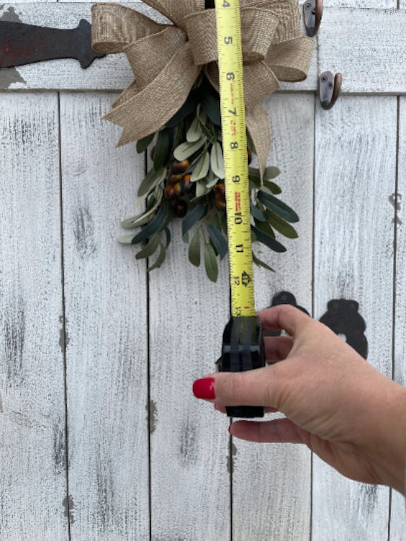 Farmhouse Mini Swag Everyday Teardrop Olive Branch Swag - Etsy