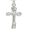 Christogram IHS Cross Sterling Silver Necklace Ancient Christian Symbol ...