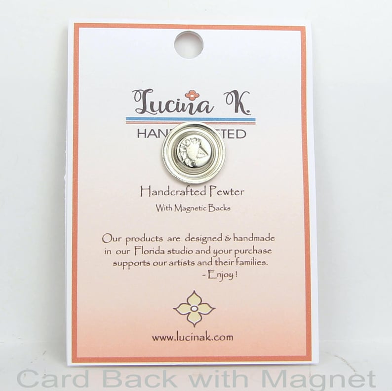 Antique Finished Letter K Initial Pin with Magnetic Back | Etsy