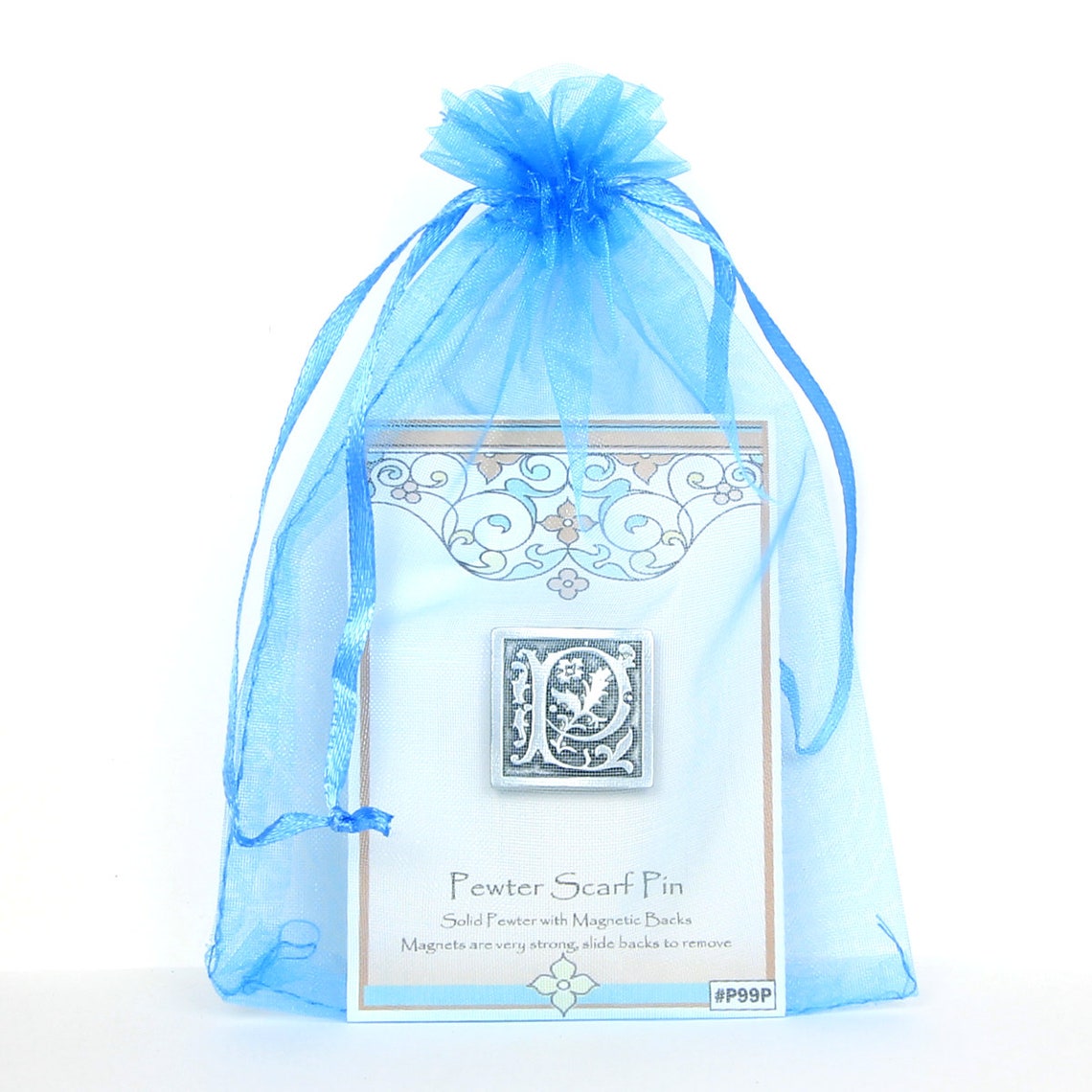 Antique Finished Letter P Initial Pin With Magnetic Back - Etsy