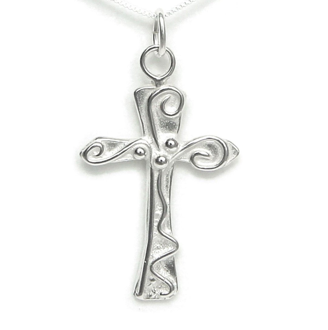 Walk to Emmaus Cross Necklace Sterling Silver - Gift Boxed With Luke 24 ...