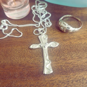 Walk to Emmaus Cross Sterling Silver - Gift Boxed With Luke 24 Journey ...
