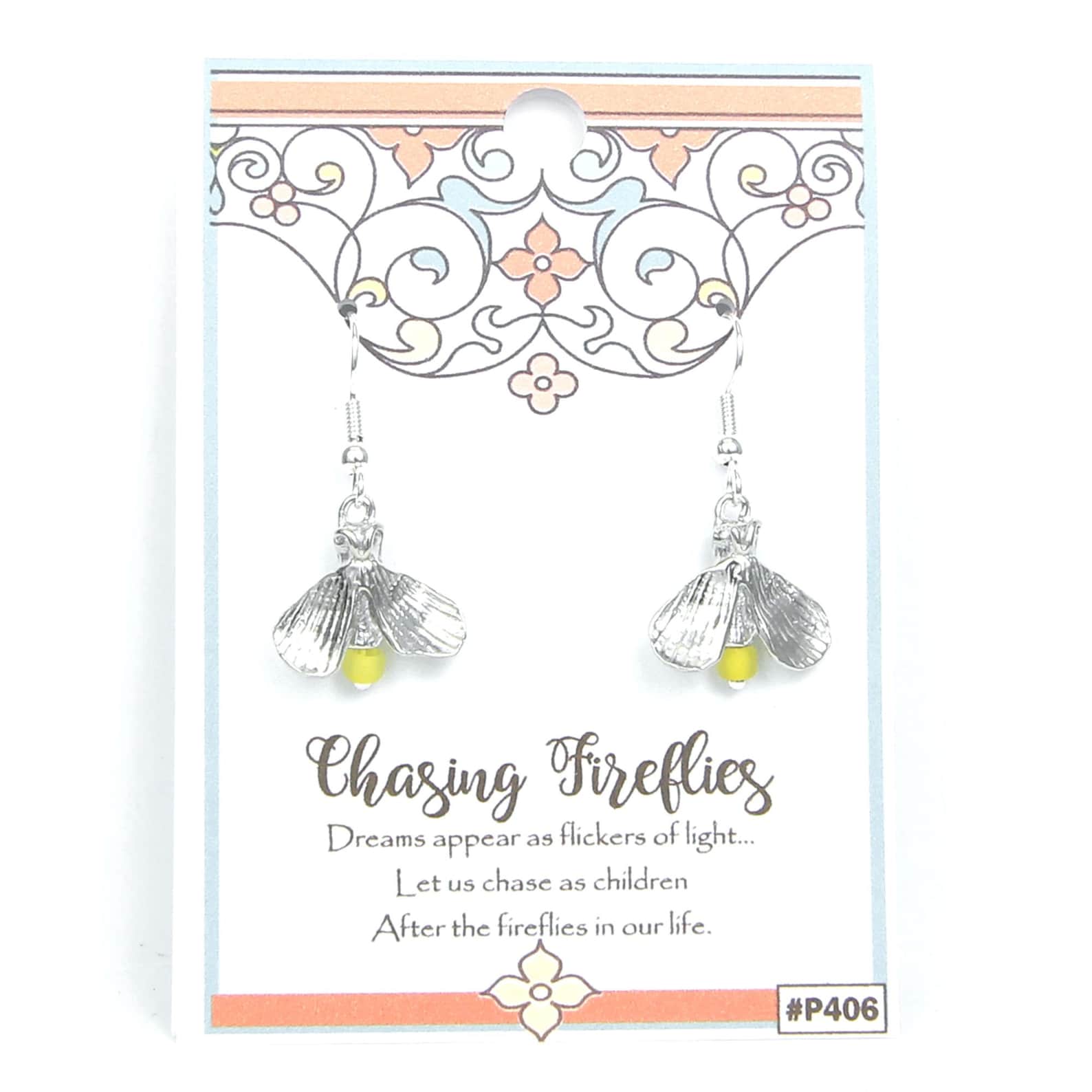 Pewter Firefly Lightning Bug Earrings Gift Packaged With - Etsy