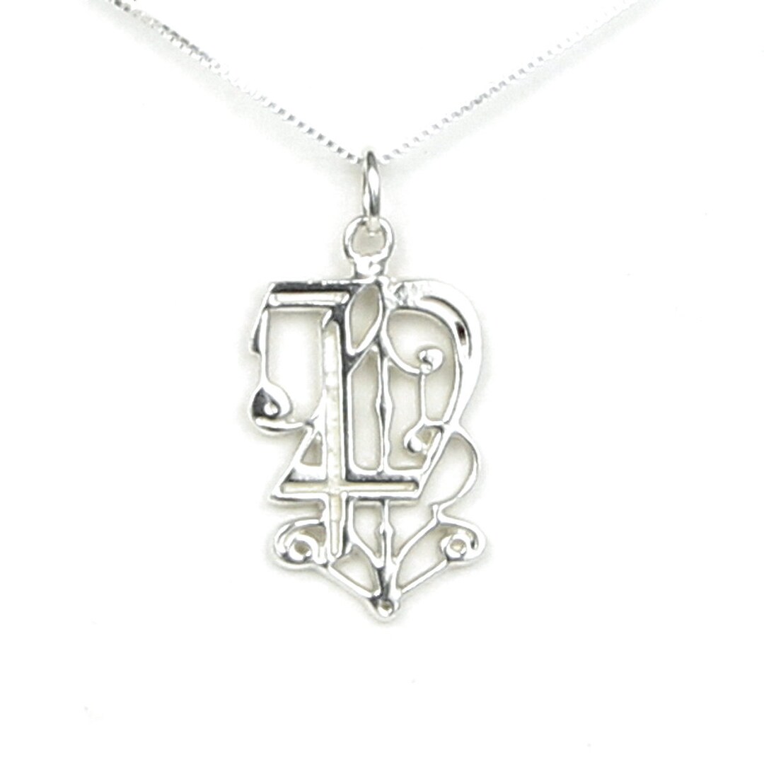 Solid Sterling Silver Initial Letter P Necklace Handcrafted in USA ...