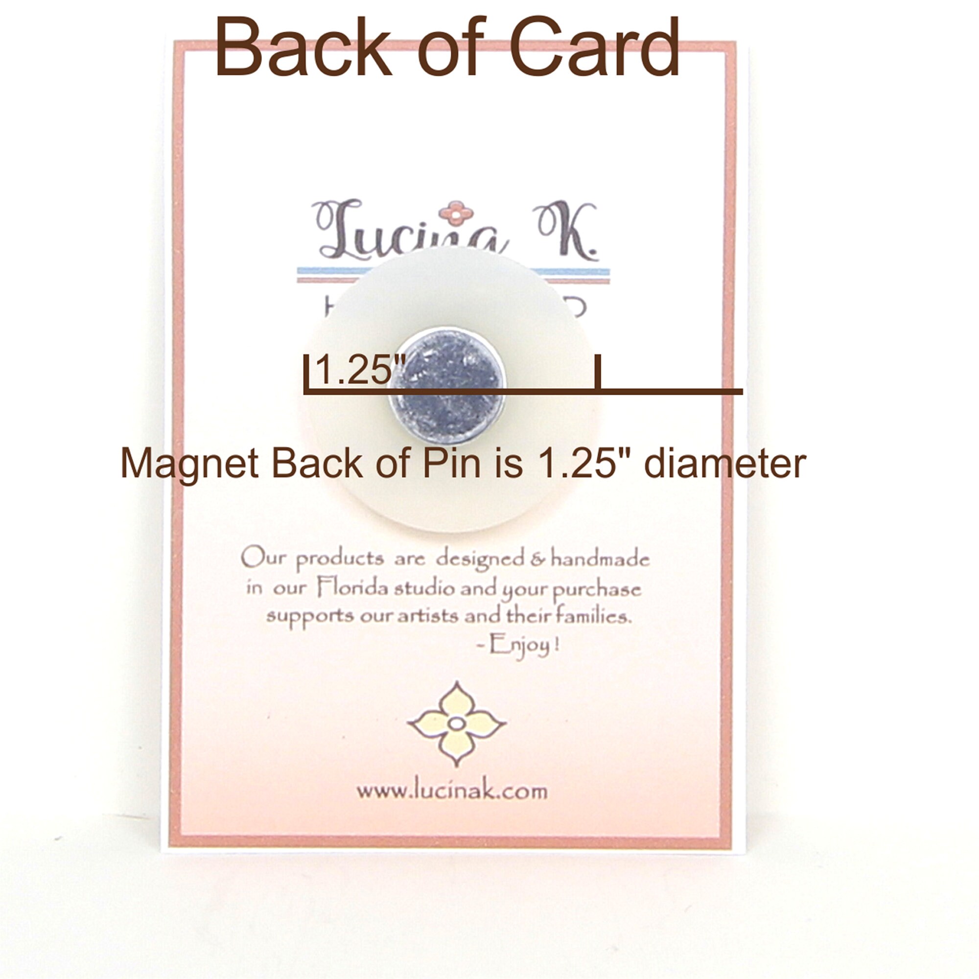 Antique Finished Letter L Initial Pin with Magnetic Back | Etsy