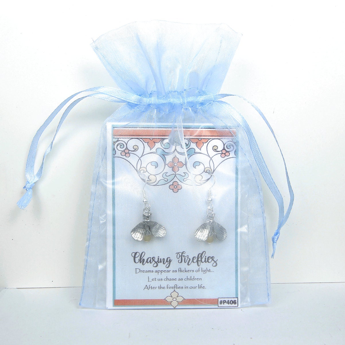 Pewter Firefly Lightning Bug Earrings Gift Packaged with | Etsy