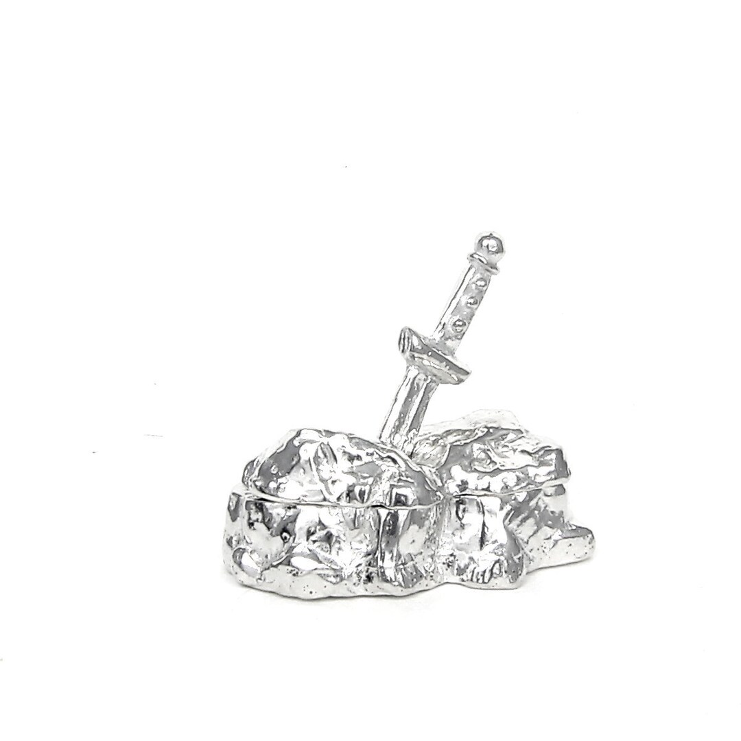 King Arthur Tooth Fairy Box – Pewter Treasure Keeper, Handmade USA - Etsy