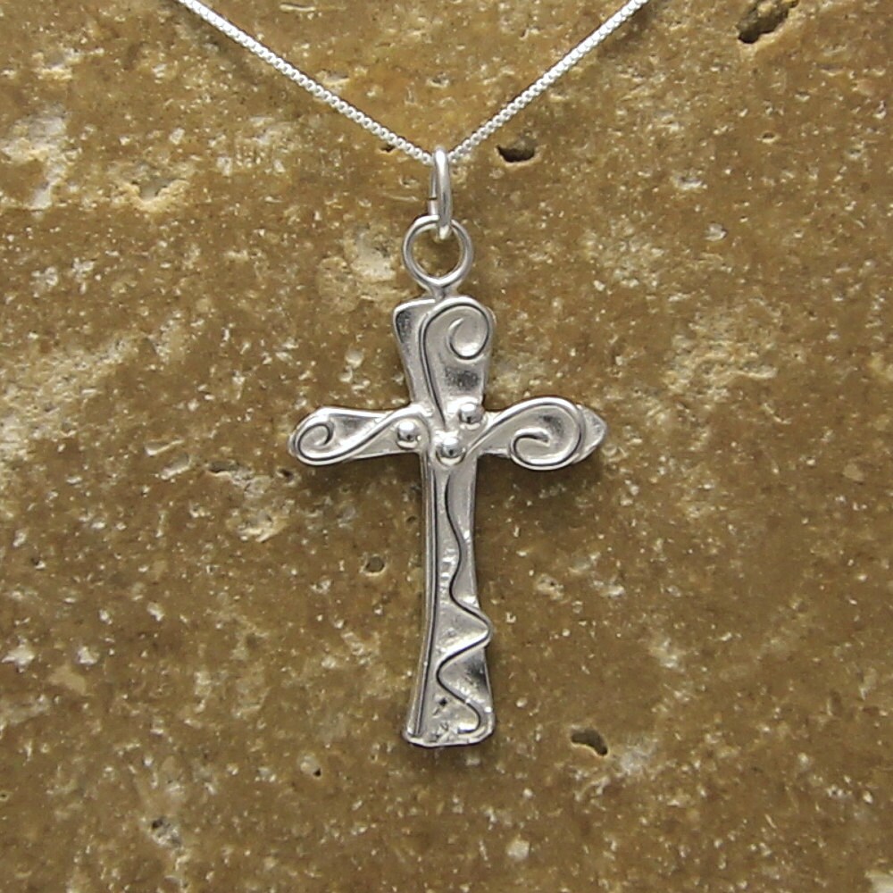 Walk to Emmaus Cross Necklace Sterling Silver Gift Boxed - Etsy