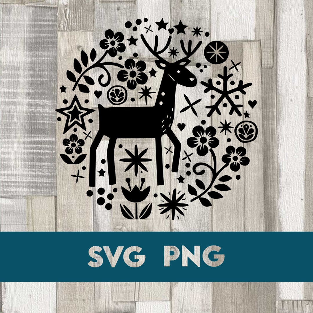 Christmas SVG, PNG, Reindeer, Reindeer SVG, Deer, Christmas, Holiday ...