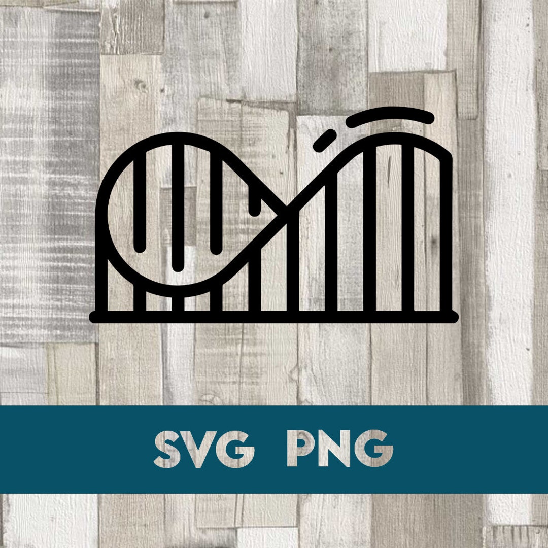 Roller Coaster Svg - Etsy