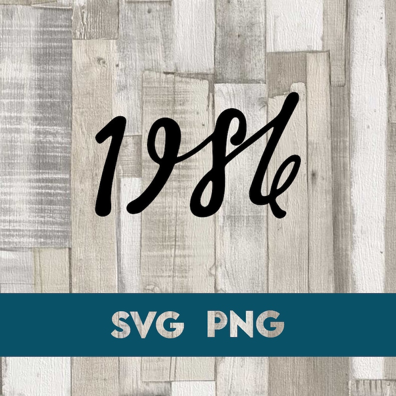 1986 Svg, Png, Handlettering, Clip Art, Doodle - Etsy Canada