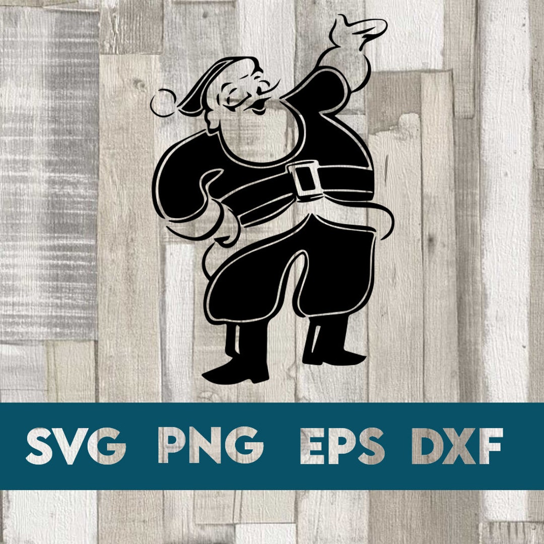 Vintage Santa SVG: Old School Christmas Design (digital Download) - Etsy