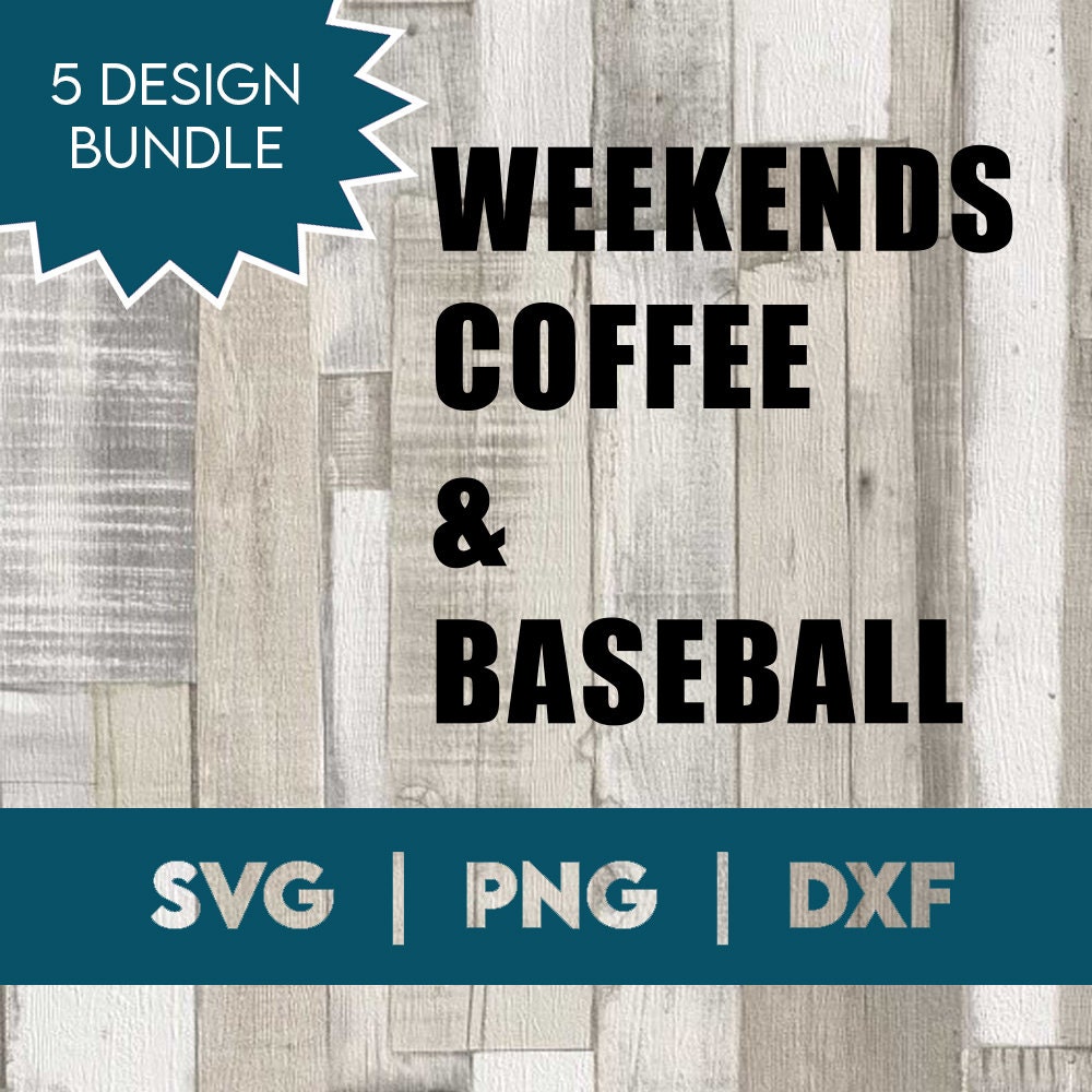 BUNDLE Baseball Mom Svg Weekends. Coffee and Baseball Shirt Cut File for Cricut - Etsy
