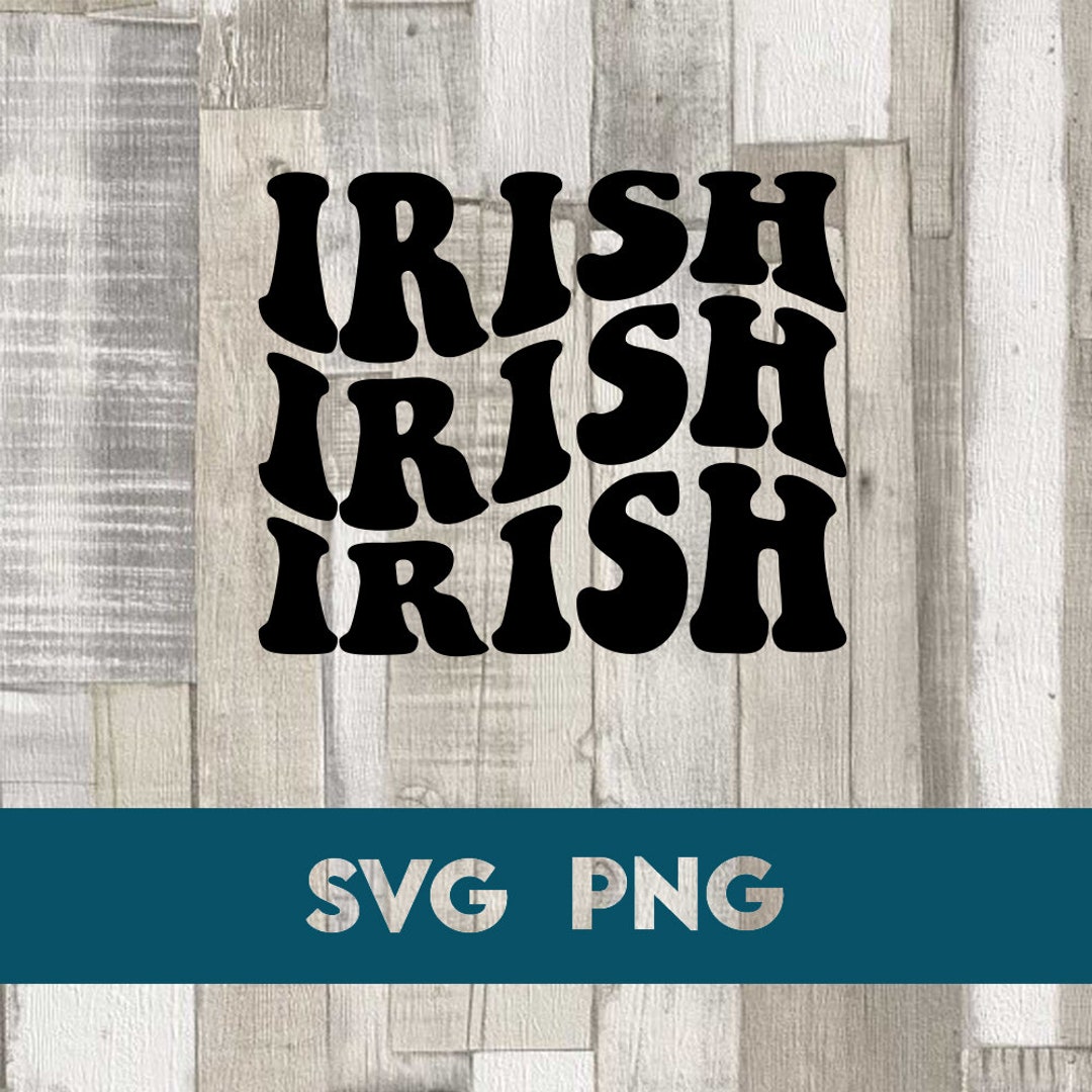 Retro Irish Svg, PNG - Etsy
