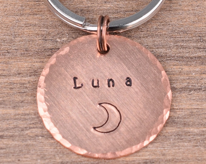 Copper Dog Tag, Pet Id Tag, Custom Dog Tags for Dogs, Personalized Cat ...