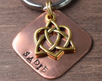 Heart dog tag | Etsy