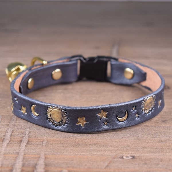 Cat Collars With Moon - Etsy