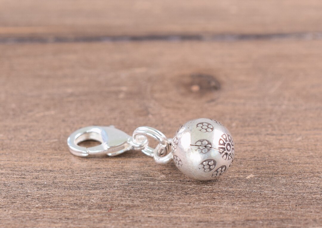 Silver Cat Bell Cat Collar Bell Cat Collar Charm Pure - Etsy