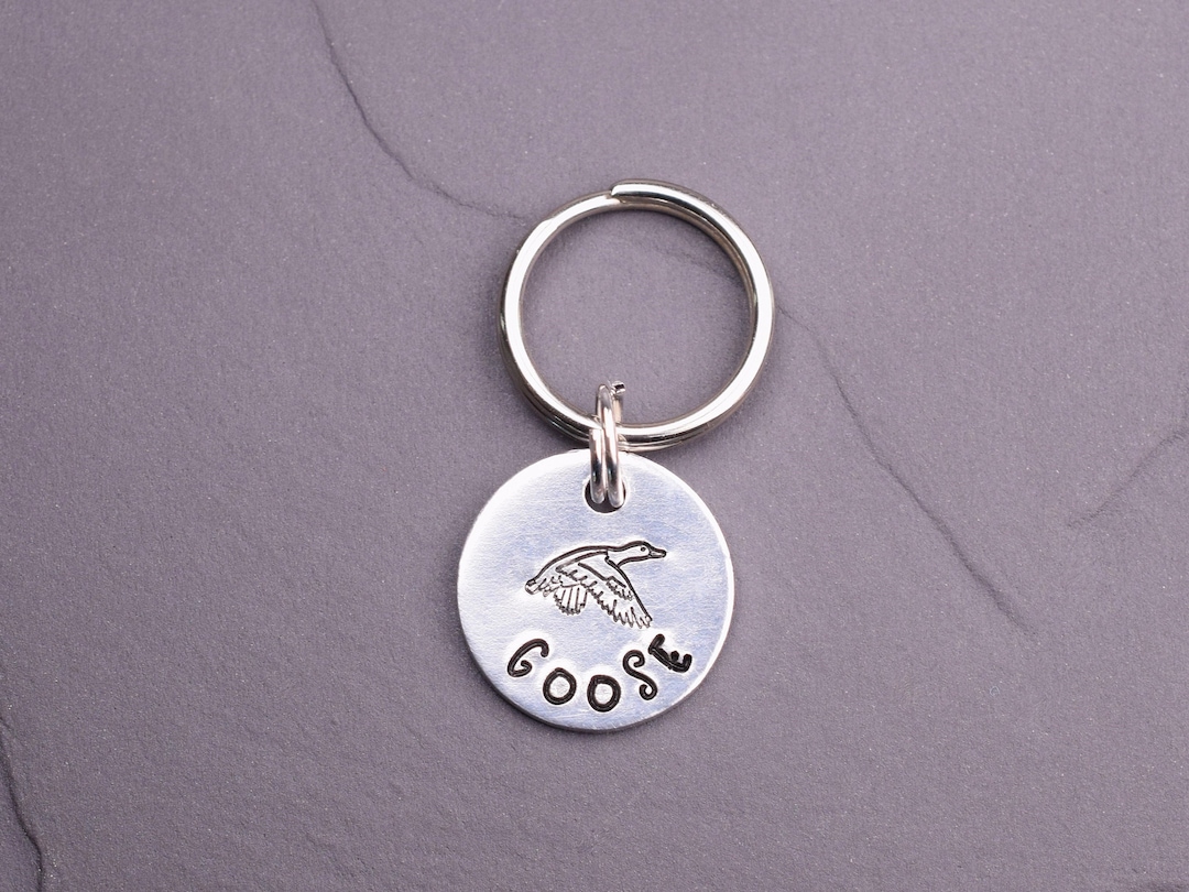 Extra Small Goose Pet Tag Personalized With Your Pet's Name and Number ...