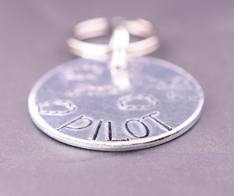 Airplane Dog Tag Pilot Dog Tag Custom Dog Tags for Dogs | Etsy