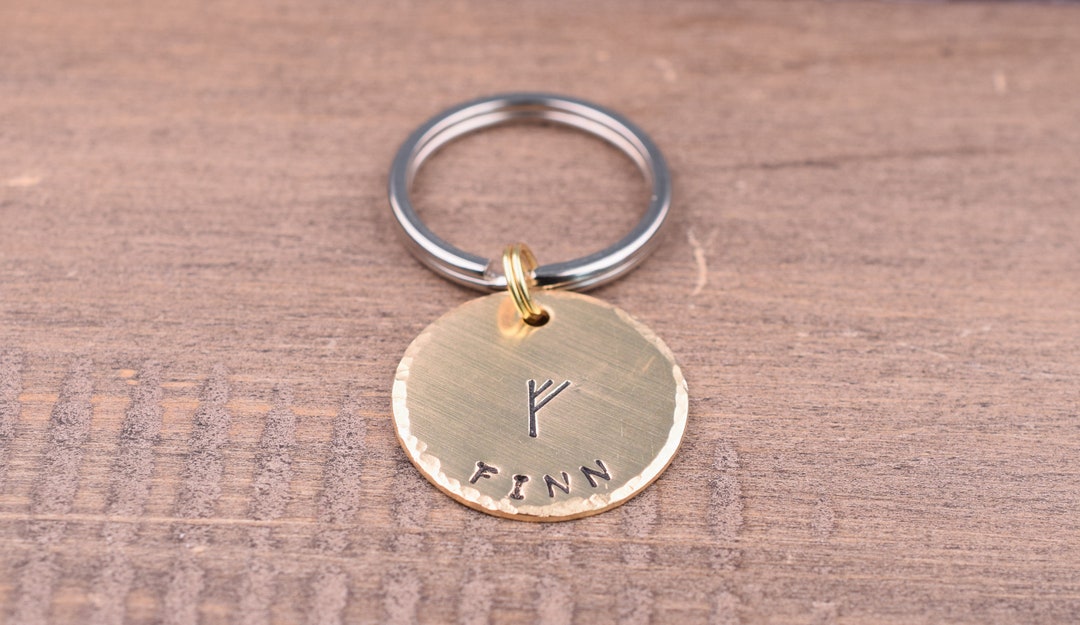 Viking Rune Pet Tag for Dogs and Cats, Unique Pet Id Tag, Custom Dog ...