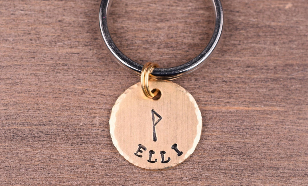 Small Viking Rune Dog Tag, Custom Dog Tags for Dogs, Personalized Dog ...
