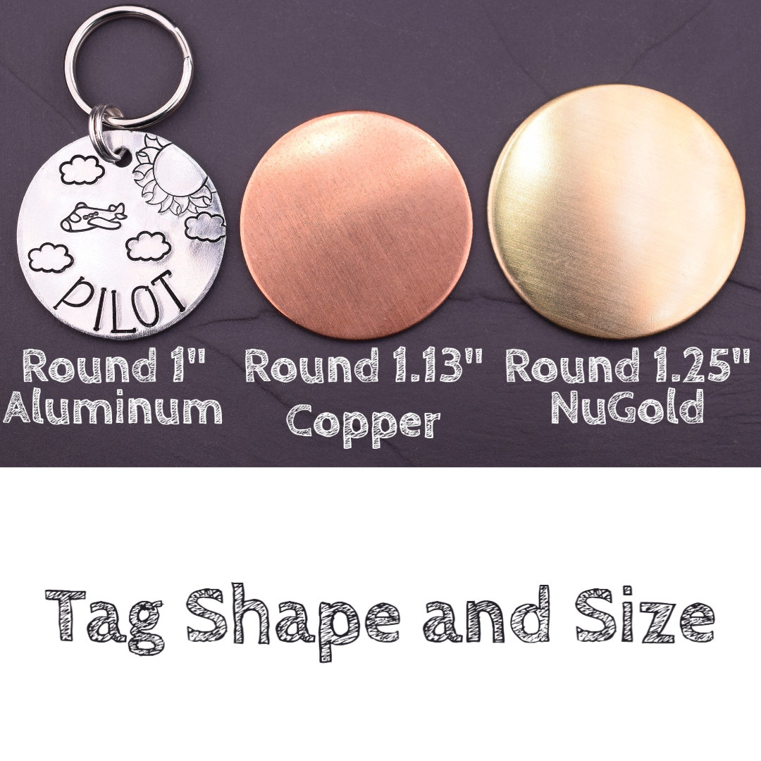 Airplane Dog Tag Pilot Dog Tag Custom Dog Tags for Dogs | Etsy