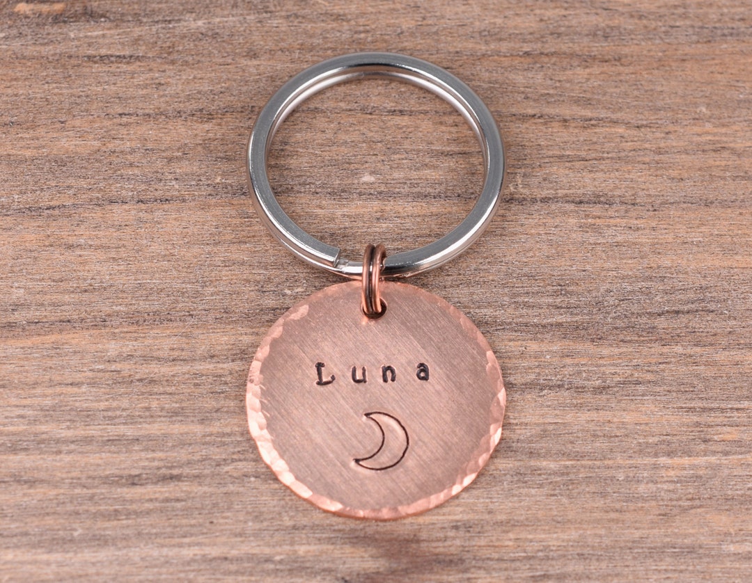 Copper Dog Tag, Pet Id Tag, Custom Dog Tags for Dogs, Personalized Cat ...