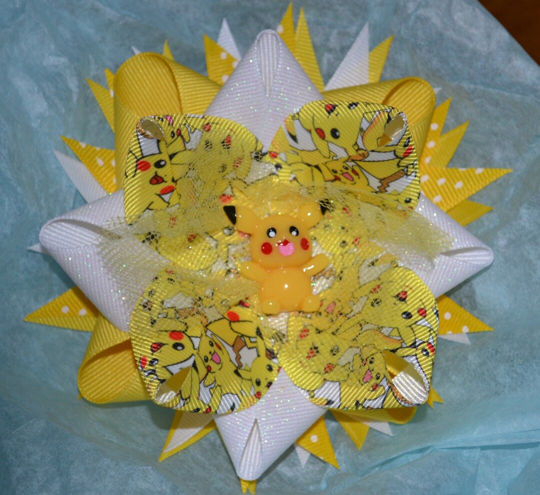 Pokemon Inspired Hair Bow - Etsy