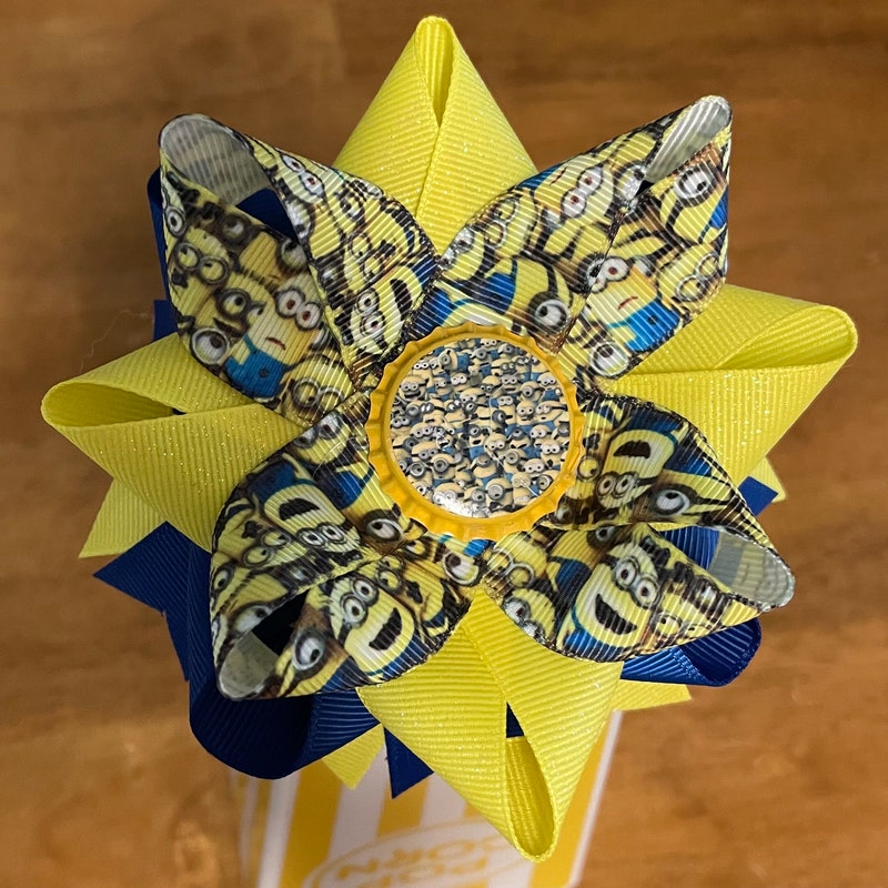 Minion Hair Bow - Etsy