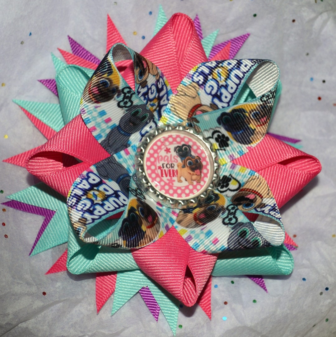 Puppy Dog Pals Inspired Hair Bow - Etsy