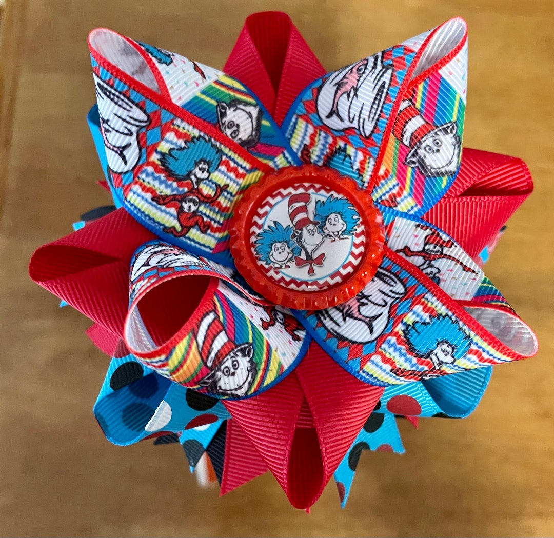 Thing 1, Thing 2 Hair Bow - Etsy
