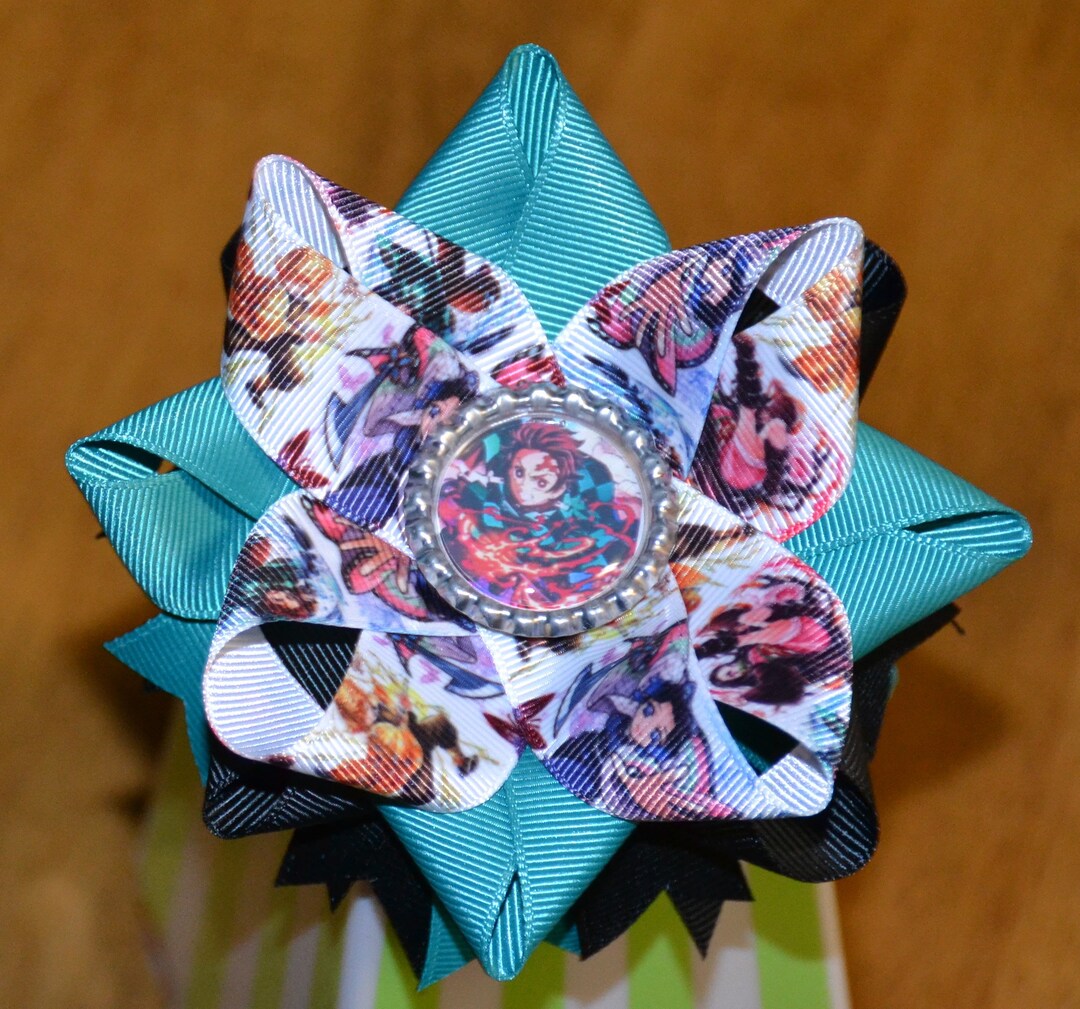 Cartoon Anime Hair Bow - Etsy