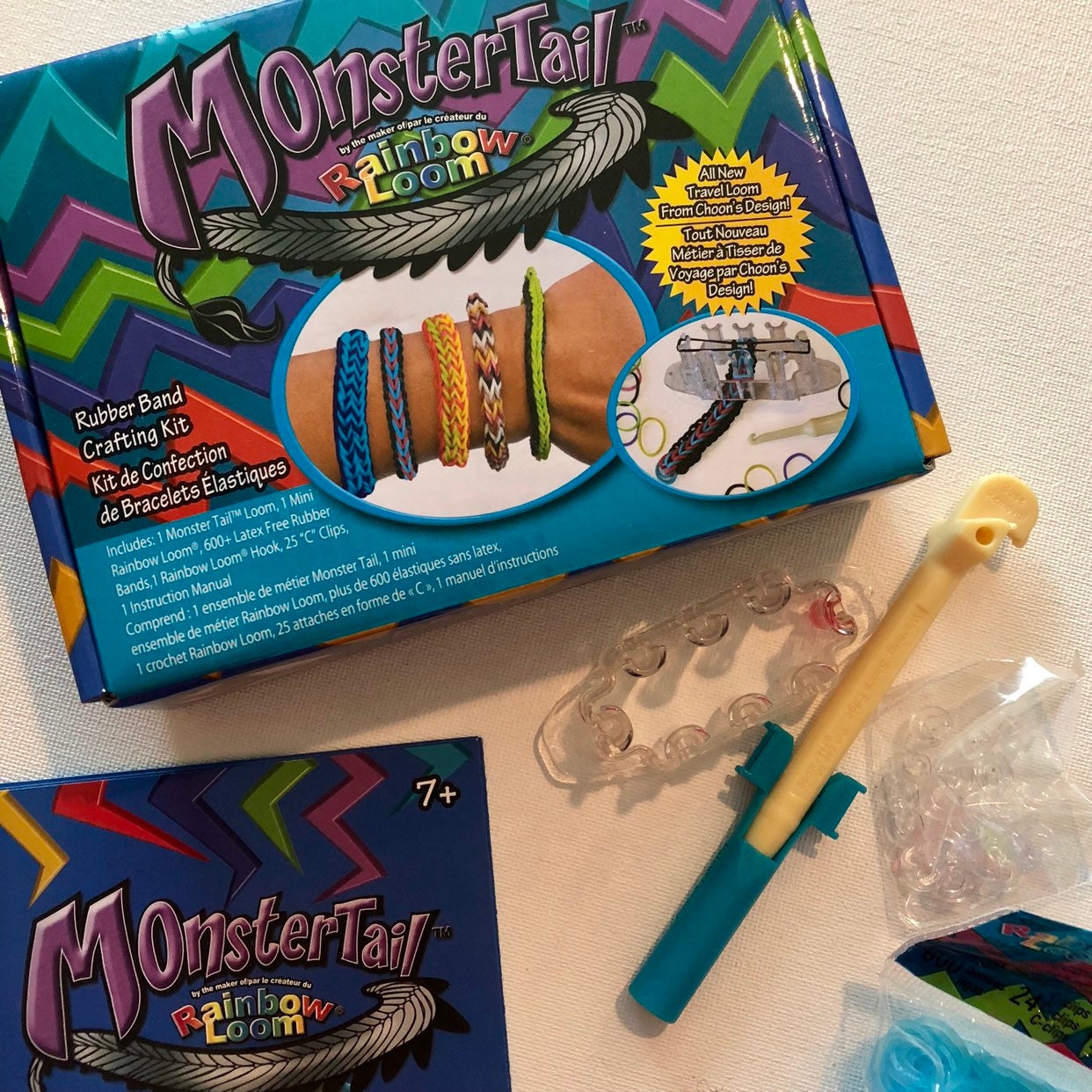 Rainbow Loom Monster Tail