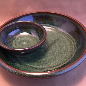 Stoneware Olive Server Cherry Server - Amazon Green - Etsy