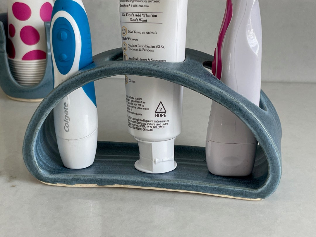 ELECTRIC Toothbrush/toothpaste Slate Blue - Etsy