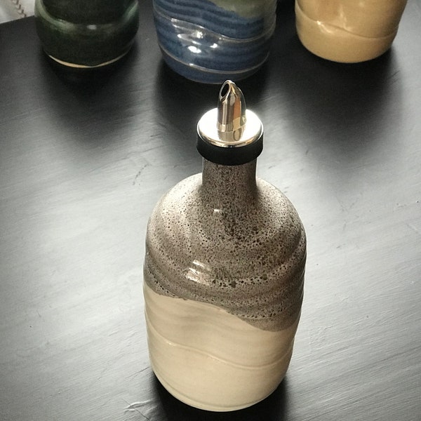 Ceramic Oil Bottle - Etsy
