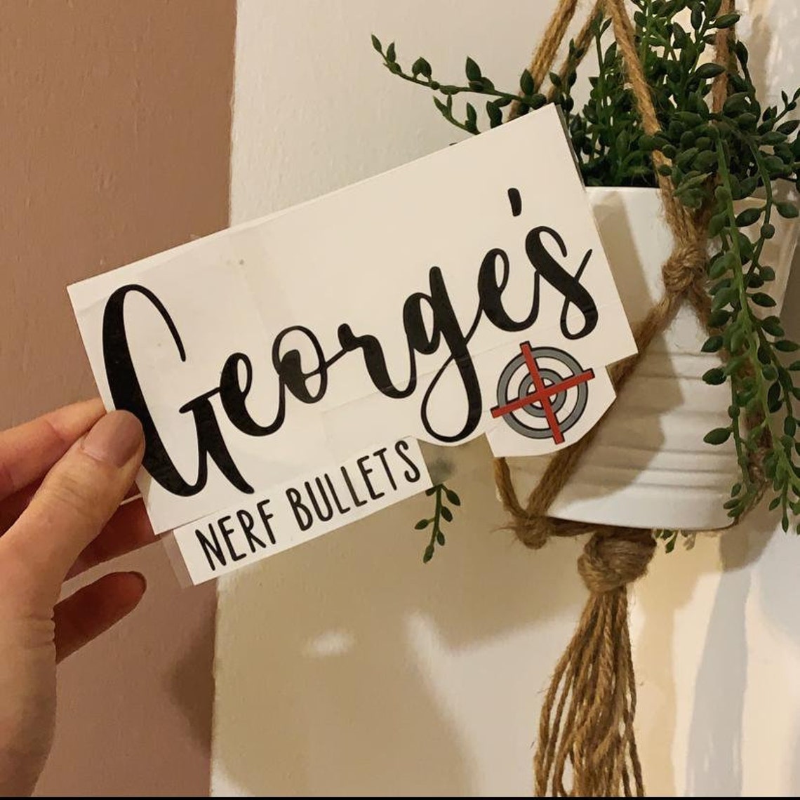 Nerf Bullet Sticker Name Sticker Personalised Nerf Bullet | Etsy