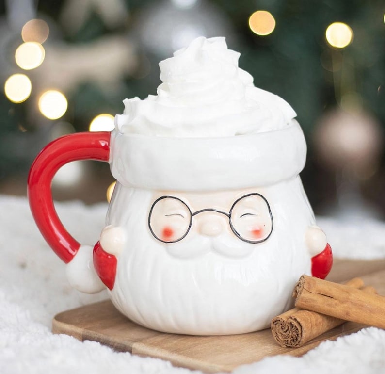 Christmas Adorable Santa Snack Pots | Santa Plate Treats | Elf Nibbles ...