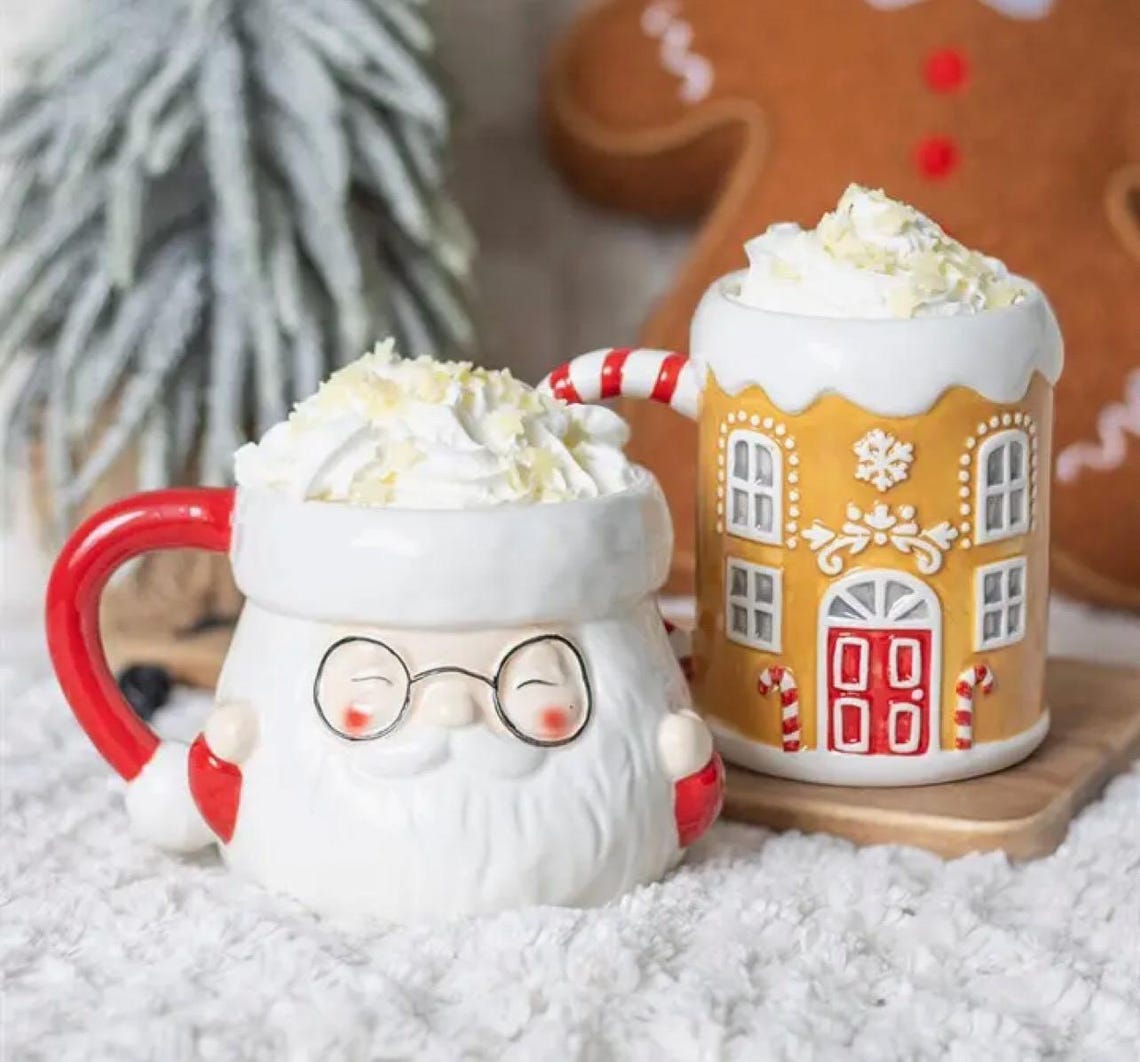 Christmas Adorable Santa Snack Pots | Santa Plate Treats | Elf Nibbles ...