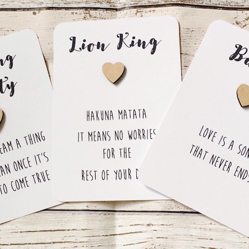 Disney Movie Theme Table Numbers Table Cards - Etsy