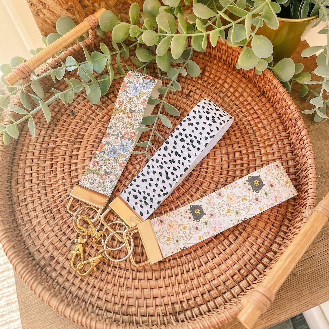 Wristlet Key Fob Wrist Strap Key Chain Wristlet Key - Etsy