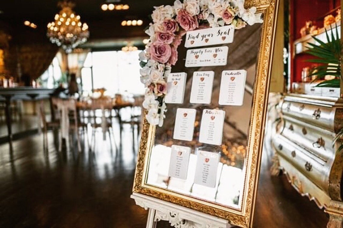 Disney Movie Theme Table Numbers Table Cards | Etsy