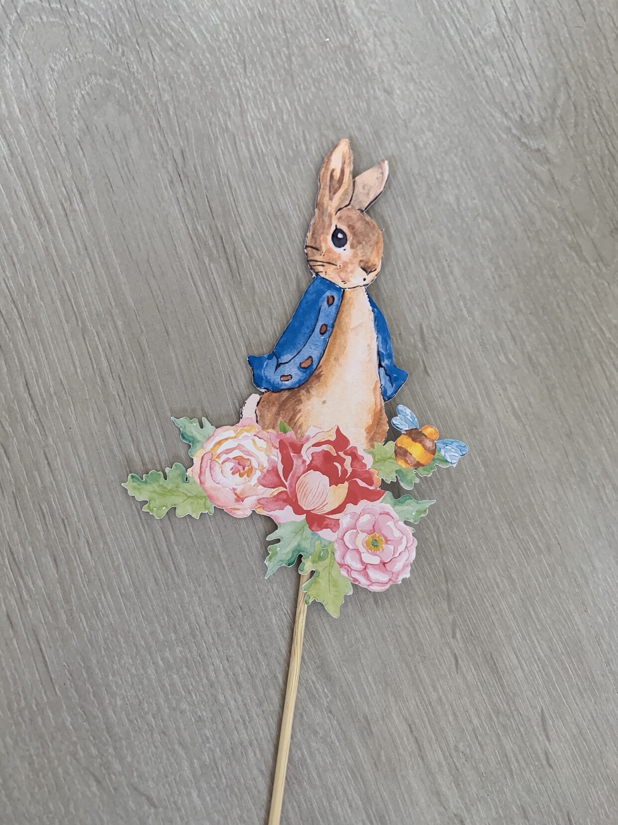 Peter Rabbit 6 Inch Main Cake Topper Birthday Baby Shower - Etsy